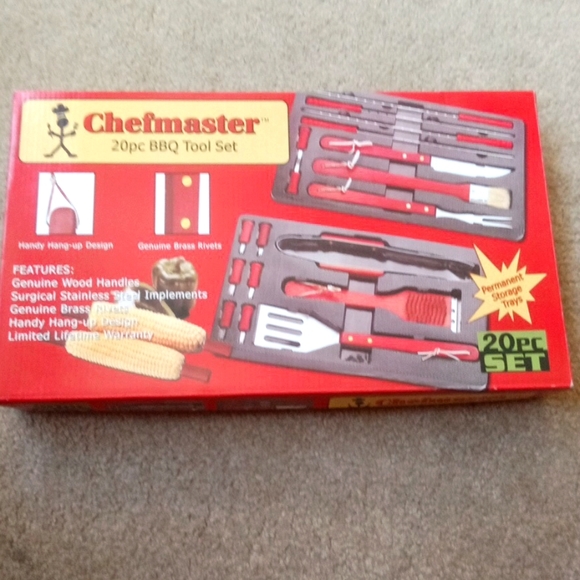 chef master | Kitchen | 2 Pc Bbq Tool Set | Poshmark